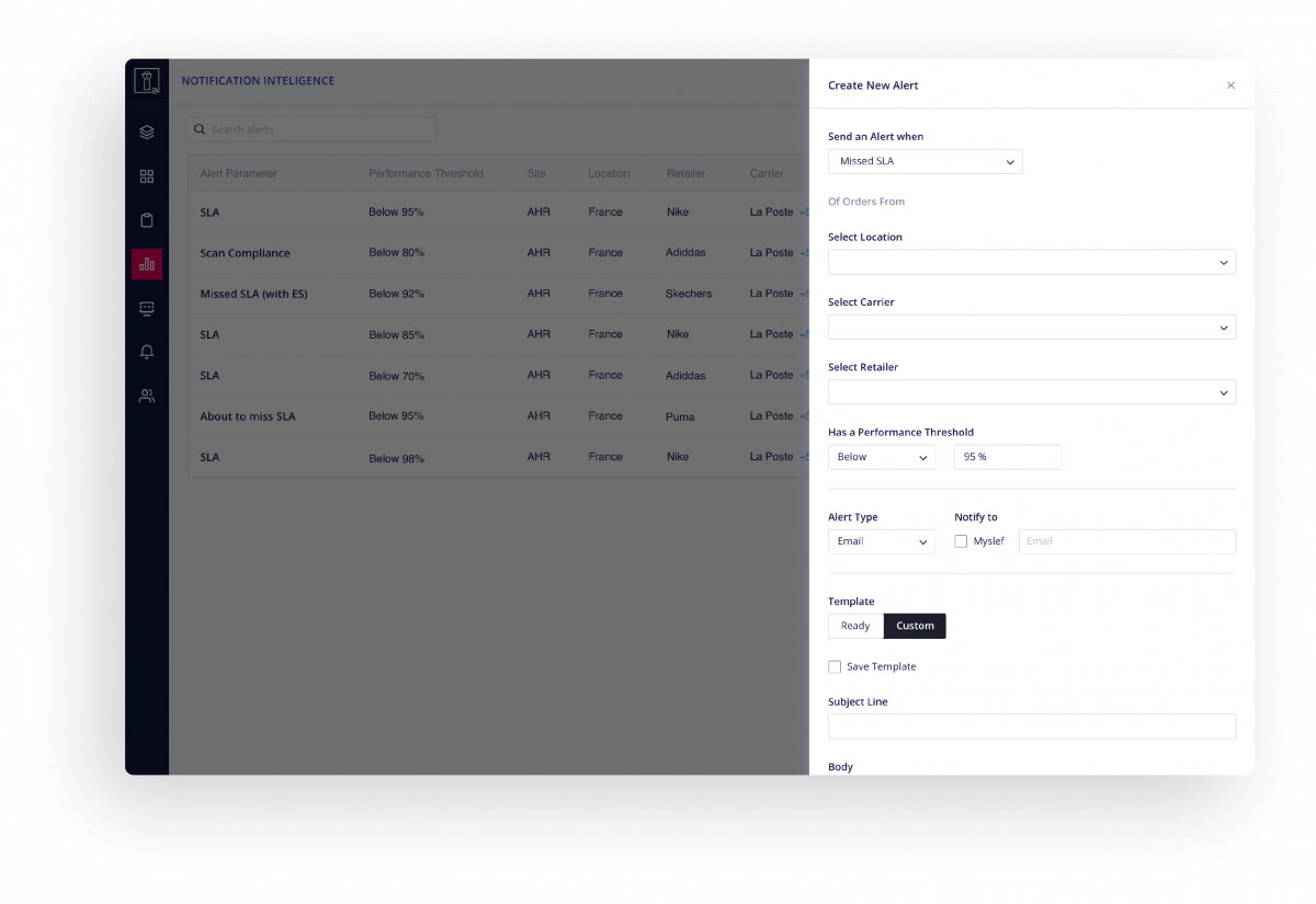 Logistics & Carrier Performance Visibility Platform - Control Tower